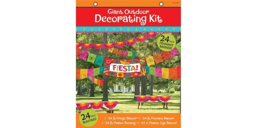 amscan Giant Fiesta Decorating Kit
