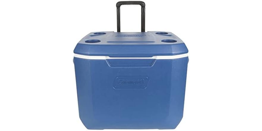 Coleman 50 QT. Xtreme Hard-Sided Rolling Cooler
