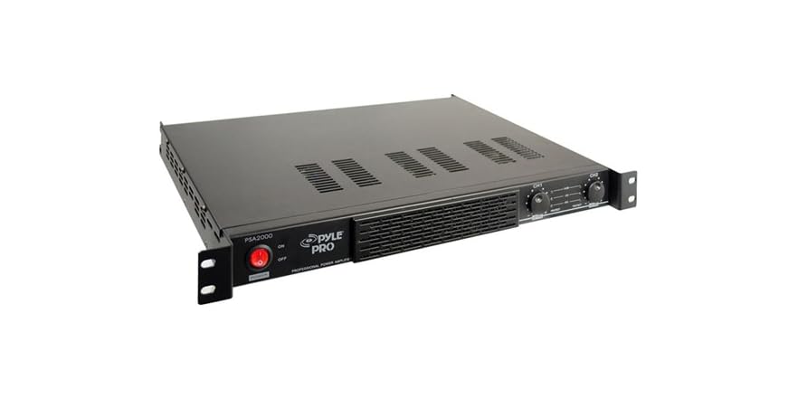 1U Rack Mount 2000W Power Stereo Amplifier