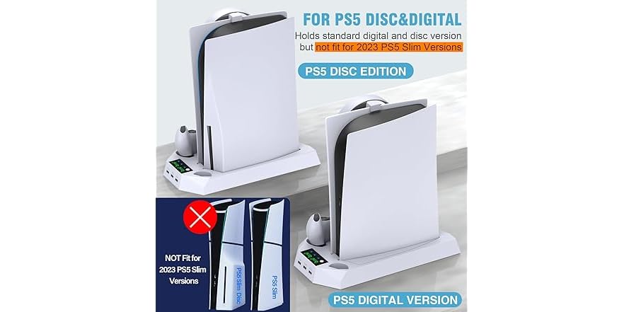 BOLT AXTION PS5 Stand w/Cooling Station