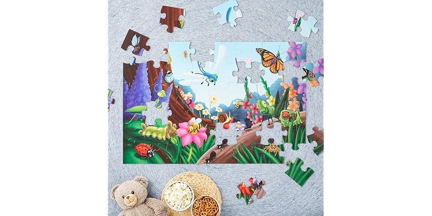 48 Pc Giant Bugs & Insects Jigsaw Puzzle