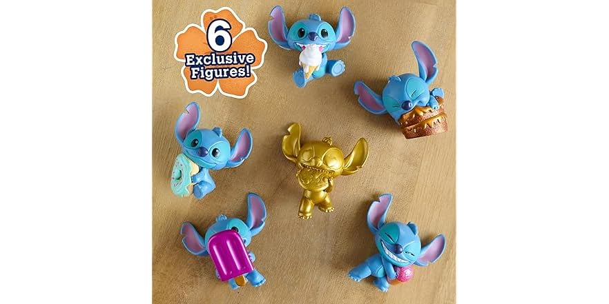 Disney Stitch Feed Me Collectible Set