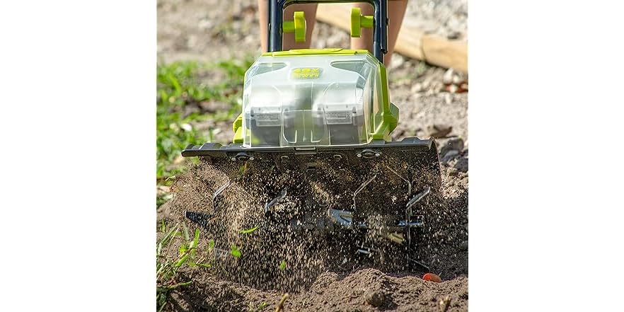 Sun Joe 48V iON+ Cordless Tiller/Cultivator Kit