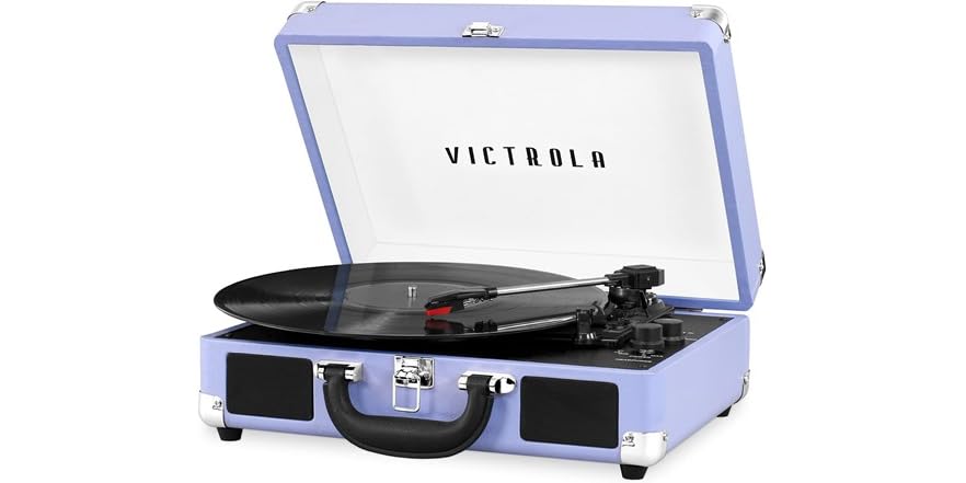 (NEW) Victrola Vintage 3-Speed Bluetooth Portable Suitcase Record ...