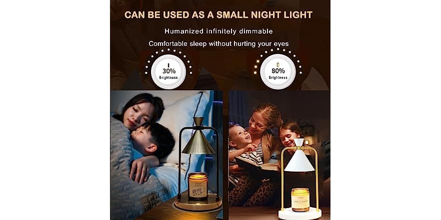 Dimmable Candle Warming Lamp