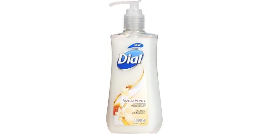 Dial Liquid Hand Soap, Greek Yogurt Vanilla Honey