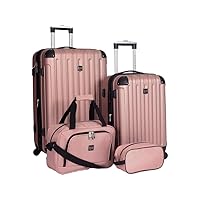 Travelers Club Expandable Midtown Hardside 4-Piece Luggage Set