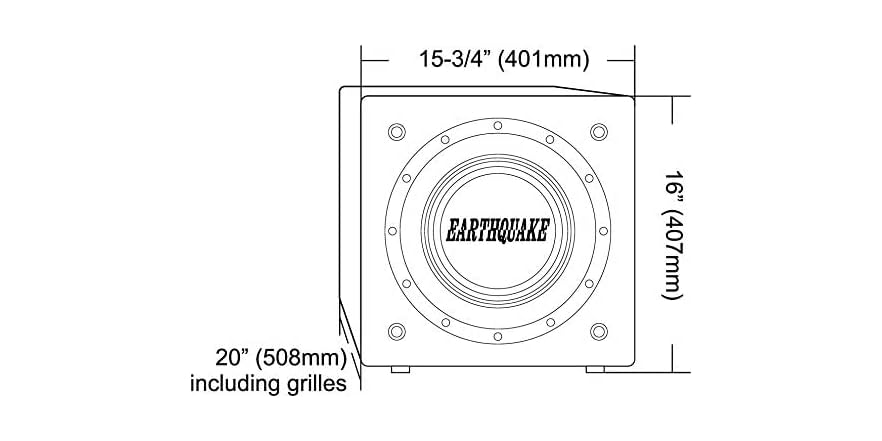 Earthquake Sound 12-Inch Powered Subwoofer