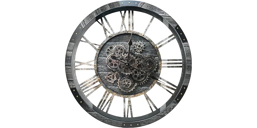 DORBOKER 27 Inch Large Wall Clock