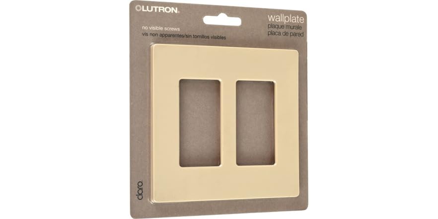 Lutron Single or Double Wallplates (6-Pack)