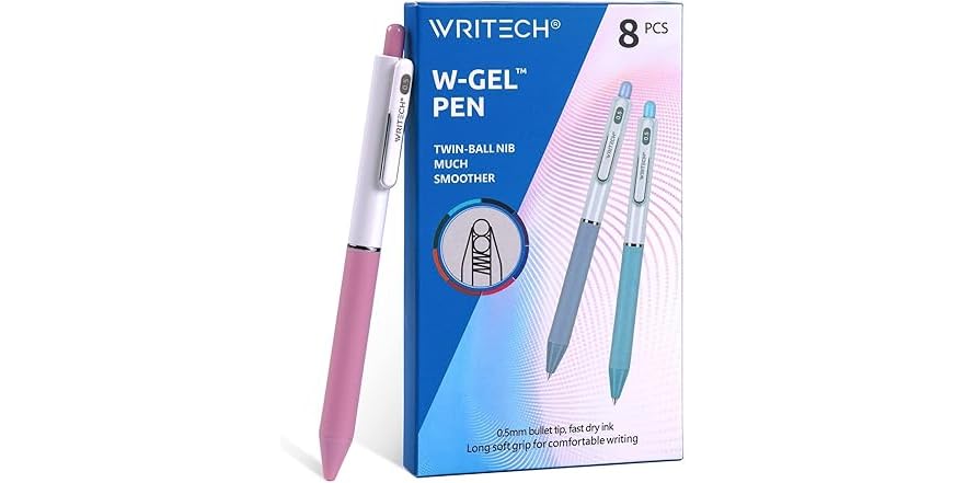 WRITECH WRITECH Gel Pens Fine Point: 0.5mm Assor