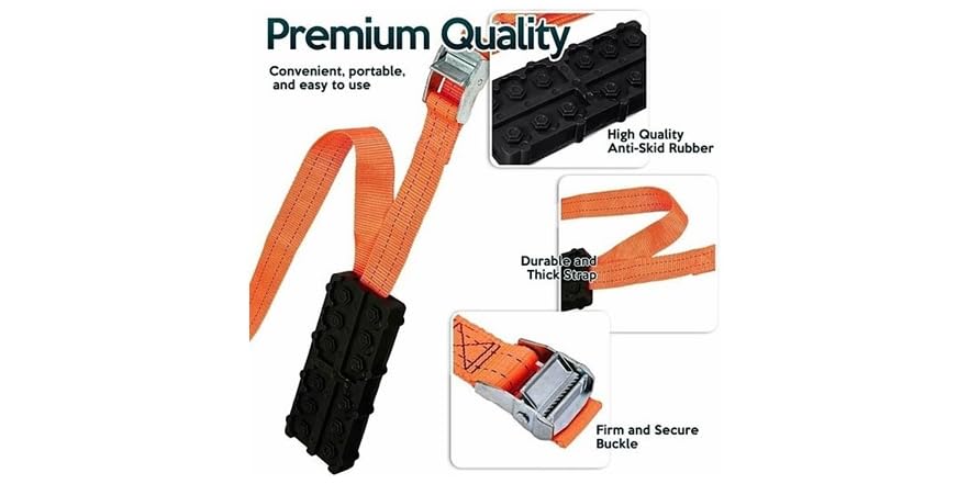 Car Tire Traction Belt Anti Skid