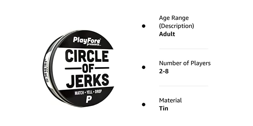 Circle of Jerks - The Party Game for Inappropriate Adults