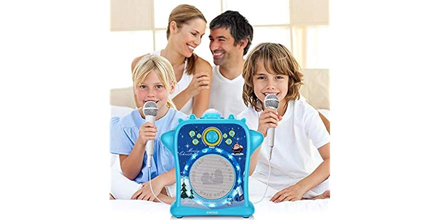EARISE T29 Karaoke Machine for Kids with Voice Changer