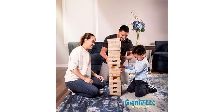 GIANTVILLE B07Y29PQ45 Giant Tumbling Timber Toy - Ju (Open Box)