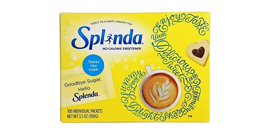 SPLENDA Sweetener Packets 100 Each, 12-Pk