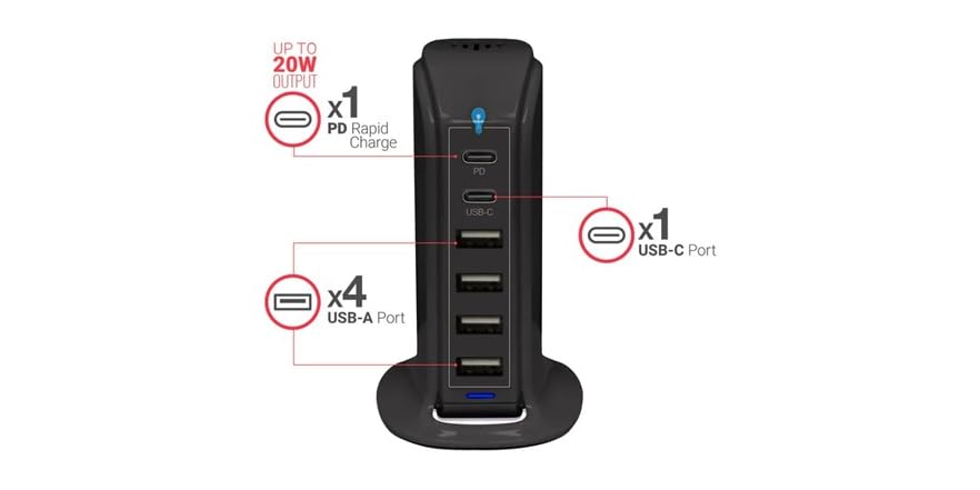 Aduro PowerUp PD Multi Port Charging Station