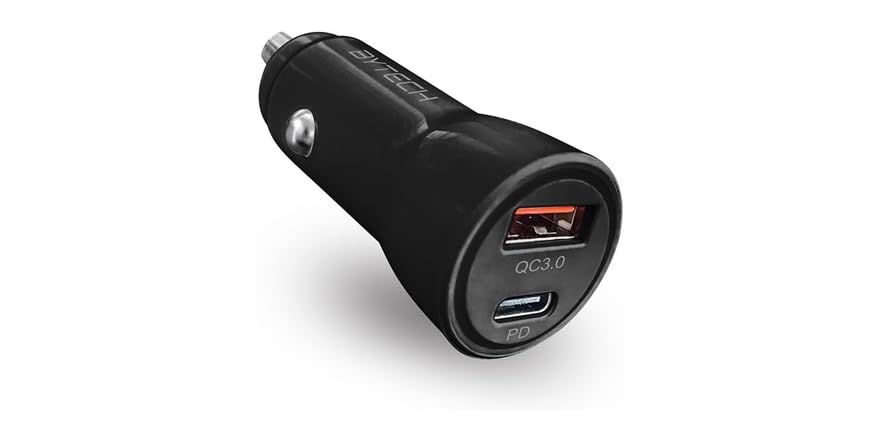 Bytech 20W PD USB/USB-C Car Charger