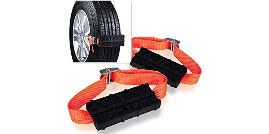 Zone Tech Vehicle Anti-Skid Tire Blocks