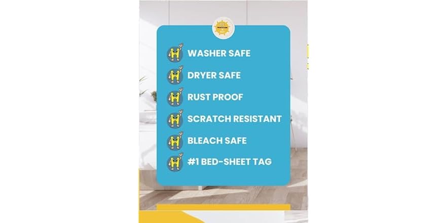 2 in 1 Bed Sheet Marking Tags