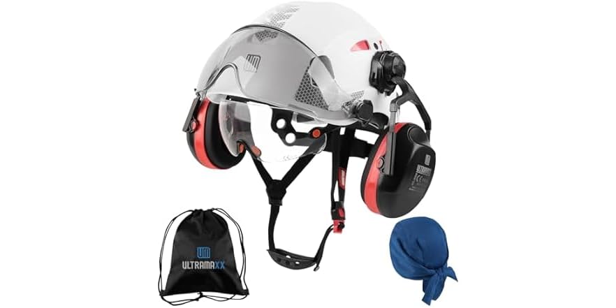 Safety Helmet with Built-in Visor