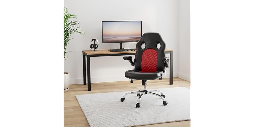 PU Leather Ergonomic Racing Desk Chair