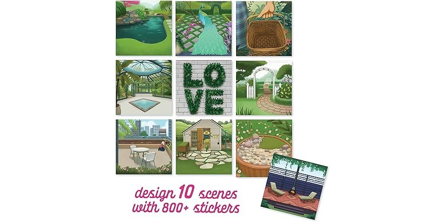 Sticker & Chill Sticker Book for Adult