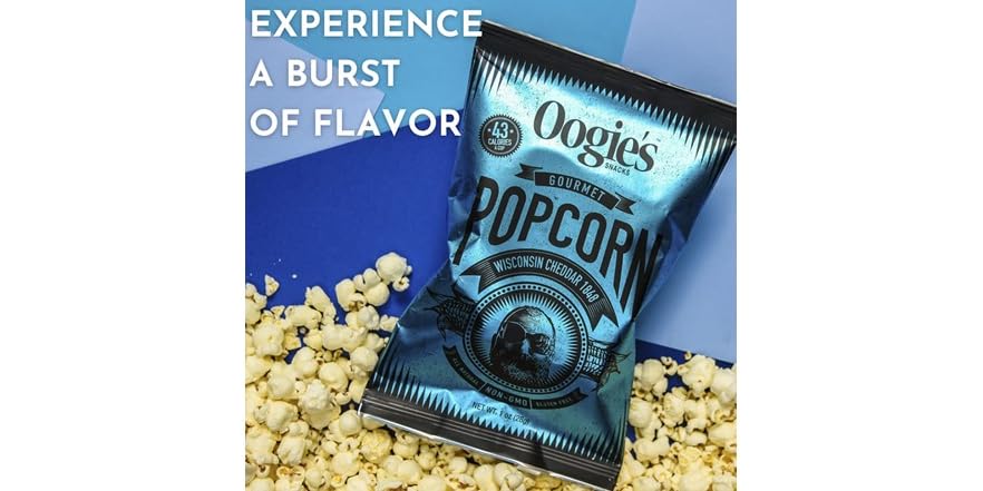 Oogie's Snacks White Cheddar Popcorn