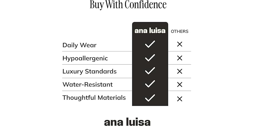 Ana Luisa Herringbone Chain 14K Gold Plated