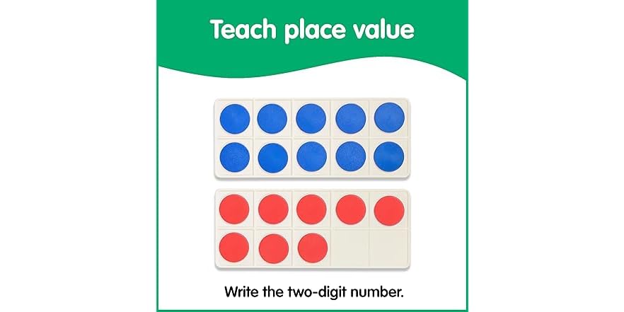 edxeducation Ten Frame Classroom Set - Math