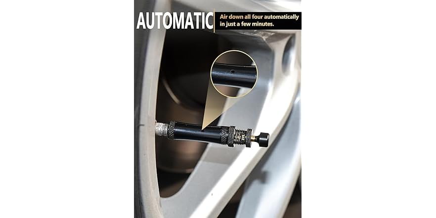 4 Pcs Tire Deflator Valve Kit, 10-30 PSI