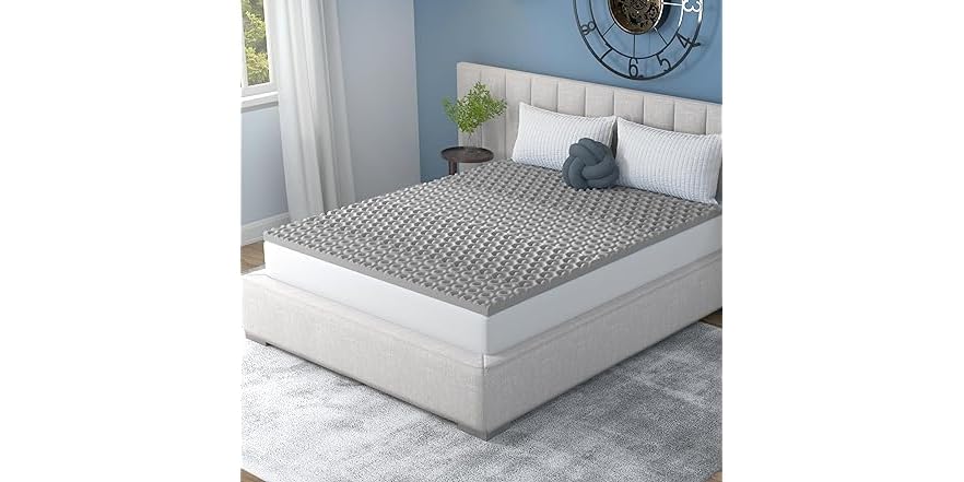 Vibe 2” Cool Pod Convoluted Topper, Queen