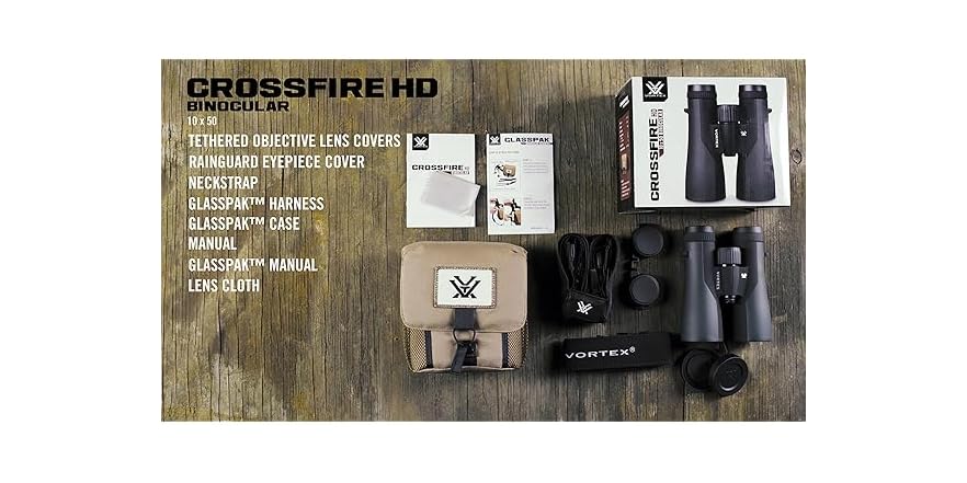 Vortex VORTEX CF 4313 Vortex Optics Crossfire HD 10x50 Blac (Open Box)