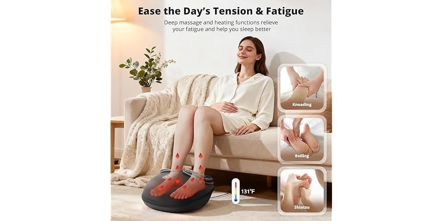 Medcursor Foot Massager Machine with Heat (Open Box)
