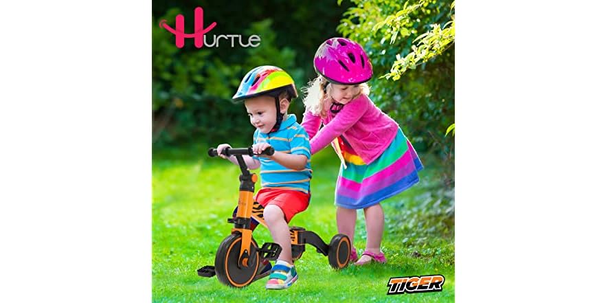 3 in 1 Kids TricyclesTraining Bike 10mth-3yo