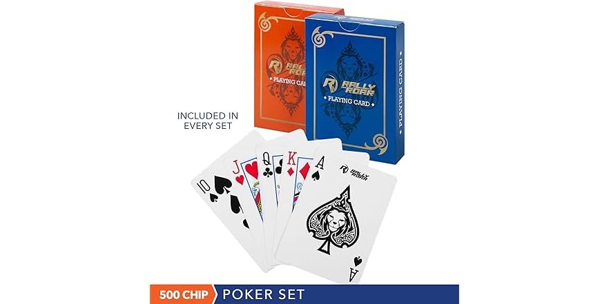 Rally and Roar Professional Poker Set