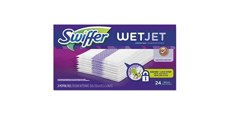 Swiffer Wetjet System Refill Cloths, 24/box