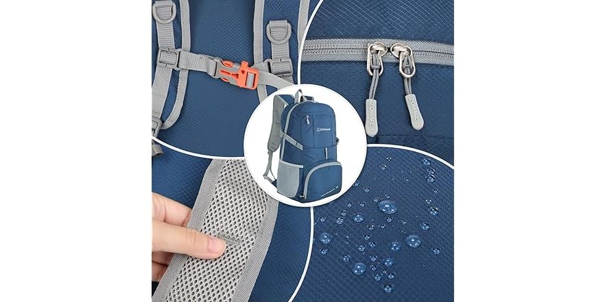ZOMAKE Lightweight Packable Backpack 35L