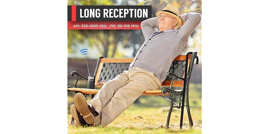 PowerBear Portable Radio, AM/FM