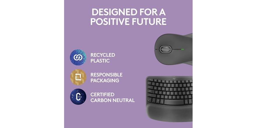 Logitech Wave Keys MK670 Wireless Ergonomic Combo (Open Box)