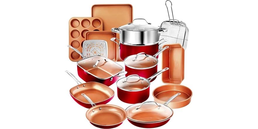 20pc Gotham Steel Cookware + Bakeware Set