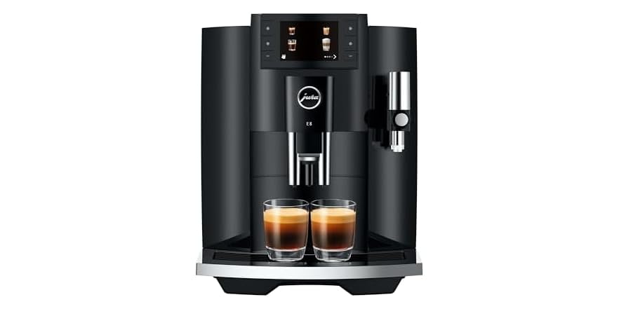 Jura E8 Automatic Coffee and Espresso Machine Piano Black