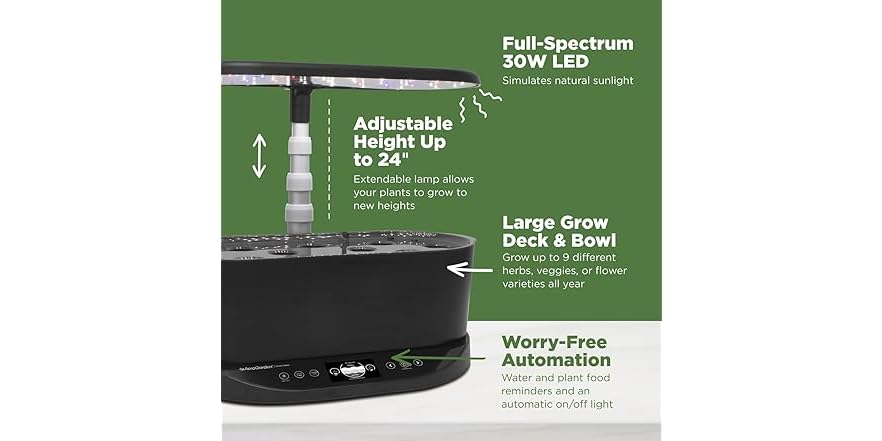 AeroGarden Bounty Basic - Indoor Garden