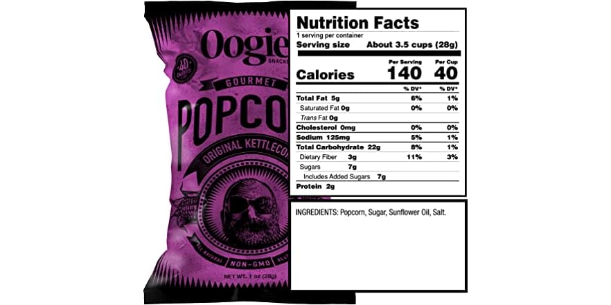 Oogie's Snacks Variety Pack Popcorn