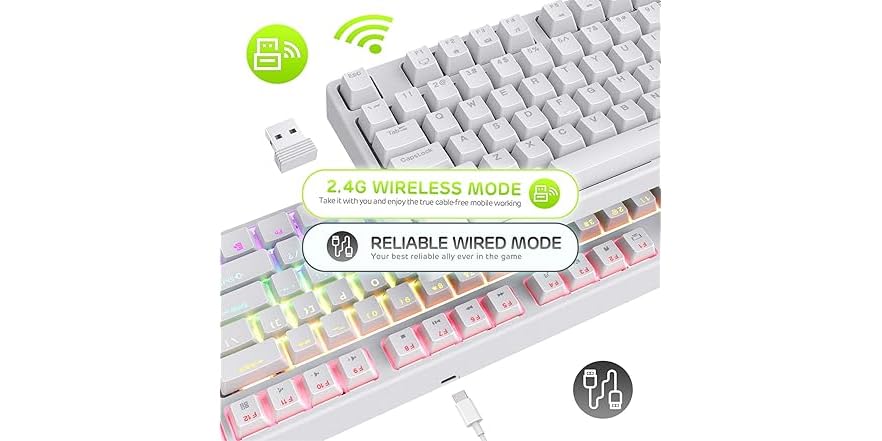 RK Sink87G Wireless TKL Mechanical Gaming Keyboard