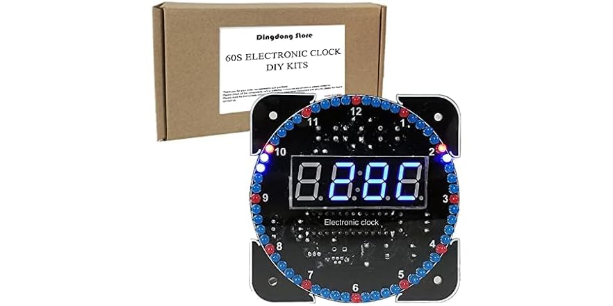 DIY Electronic Clock Soldering Kit
