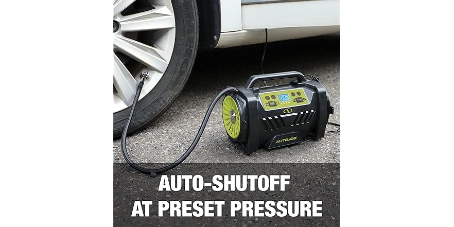 Auto Joe Hybrid 12V/120V AC Tire Inflator/Deflator