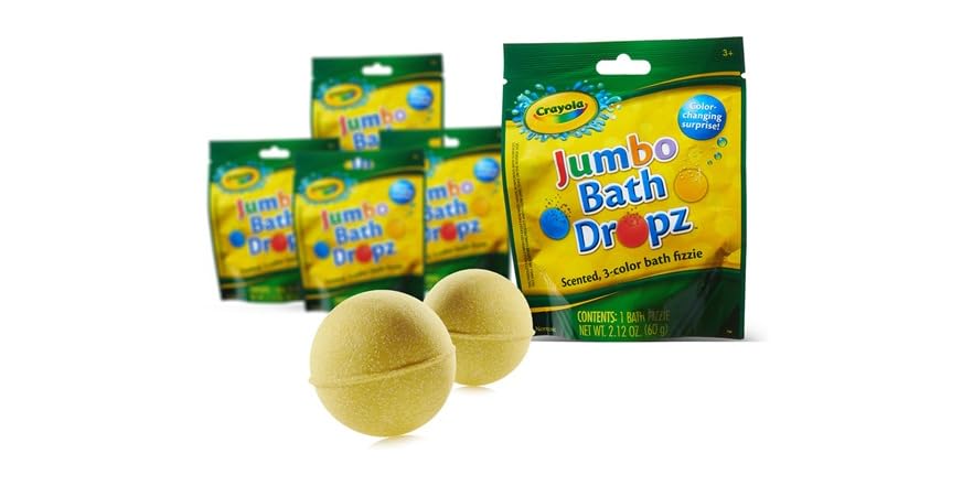 Crayola Jumbo Bath Dropz 5-Pack