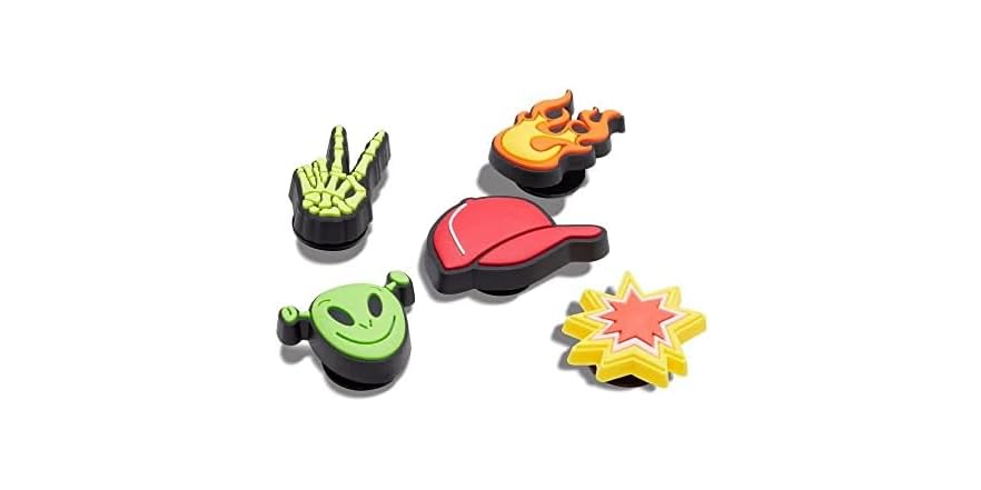 Crocs Jibbitz 5-Pack Alien Shoe Charms