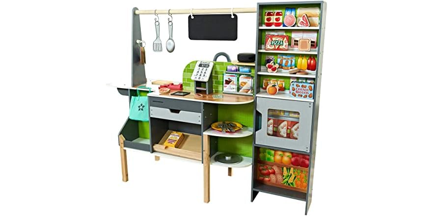 KidKraft Alexa-Enabled 2-in-1 Wooden Kitchen
